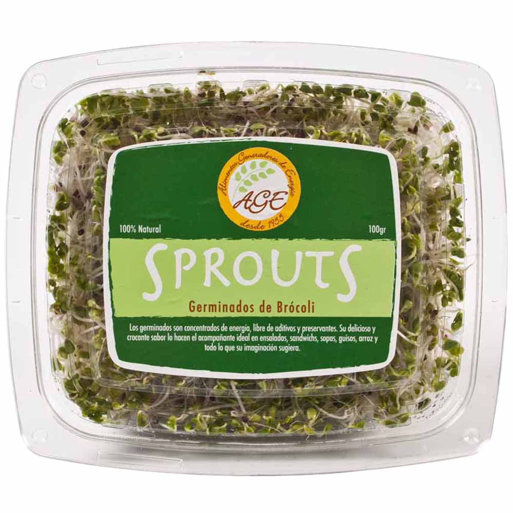 Germinados de Brócoli AGE SPROUTS Bandeja 100g | Vivanda Germinados de Brócoli AGE SPROUTS Bandeja 100g | Vivanda