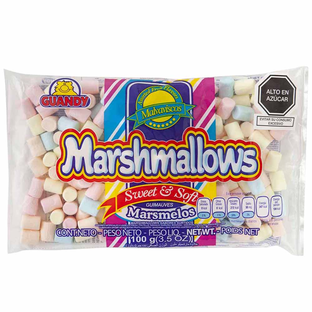 Marshmallows GUANDY Surtidos Bolsa 100g | Vivanda