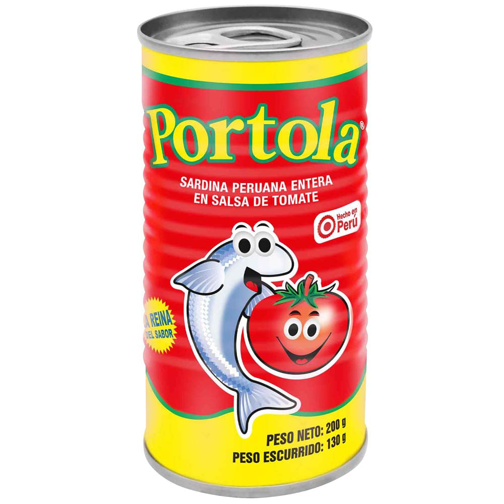 Sardina Peruana Entera En Salsa De Tomate PORTOLA Lata 425g, 43% OFF